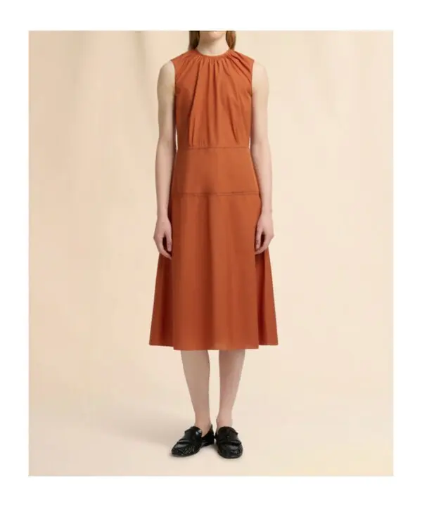 Marni Gathered Sleeveless Dress
