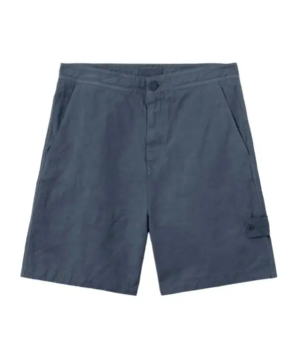 Stone Island Logo Patch Buttoned Shorts