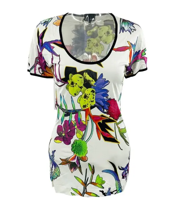 Just Cavalli Printed T-shirt - White