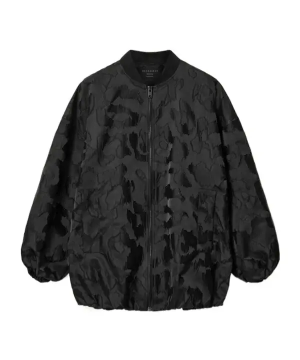 ALLSAINTS Textured Zip Bomber Jacket
