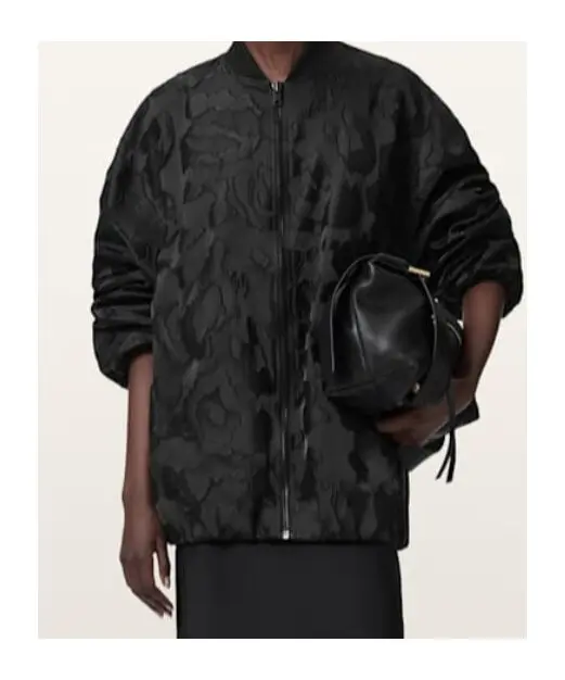 ALLSAINTS Textured Zip Bomber Jacket