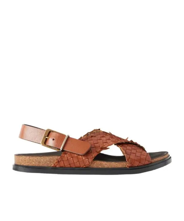 THE ROW Buckle Flat Sandals