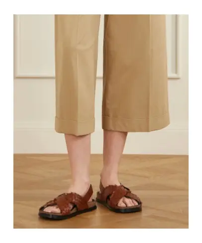 THE ROW Buckle Flat Sandals