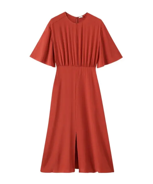 JOSEPH Silsila Front Slit Dress - Spices