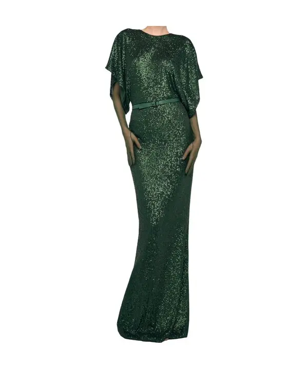 Norma Kamali Sequin Maxi Dress
