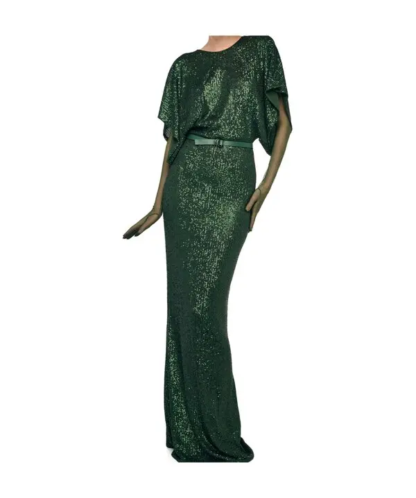 Norma Kamali Sequin Maxi Dress