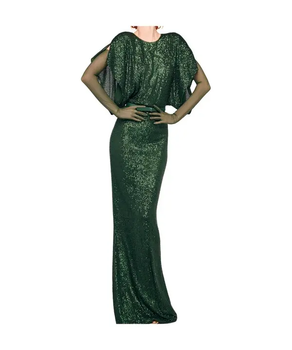 Norma Kamali Sequin Maxi Dress