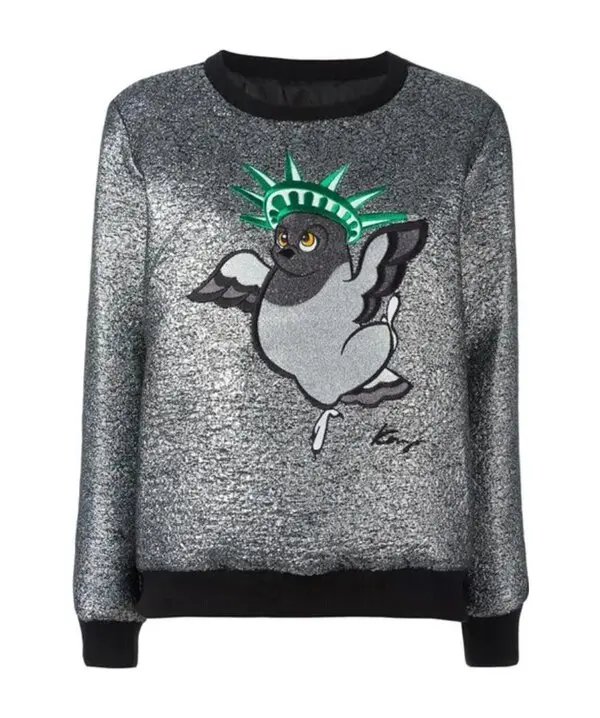 Kenzo Embroidered Bird Sweater