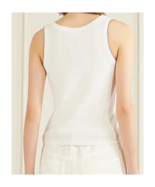 Brunello Cucinelli Ribbed Cotton Tank