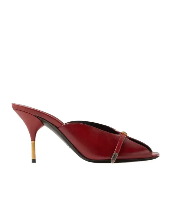 Versace Nyx High-heeled Mules - Red