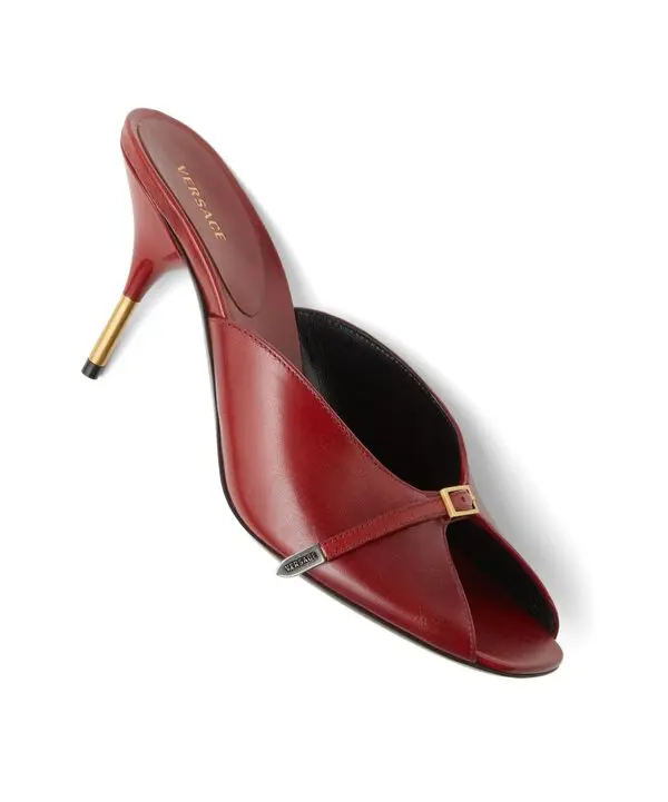 Versace Nyx High-heeled Mules - Red
