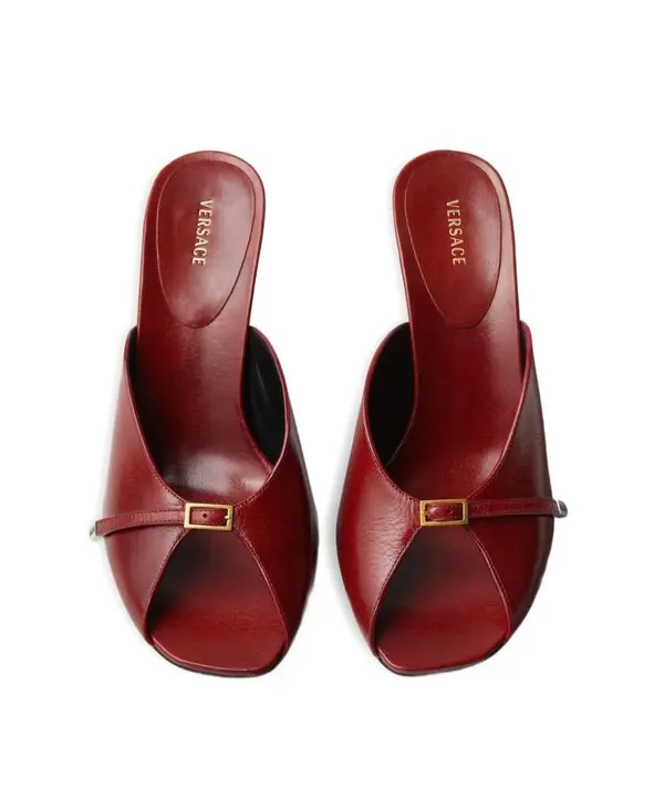 Versace Nyx High-heeled Mules - Red