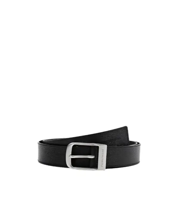 Calvin Klein Pin Buckle Leather Belt - Black