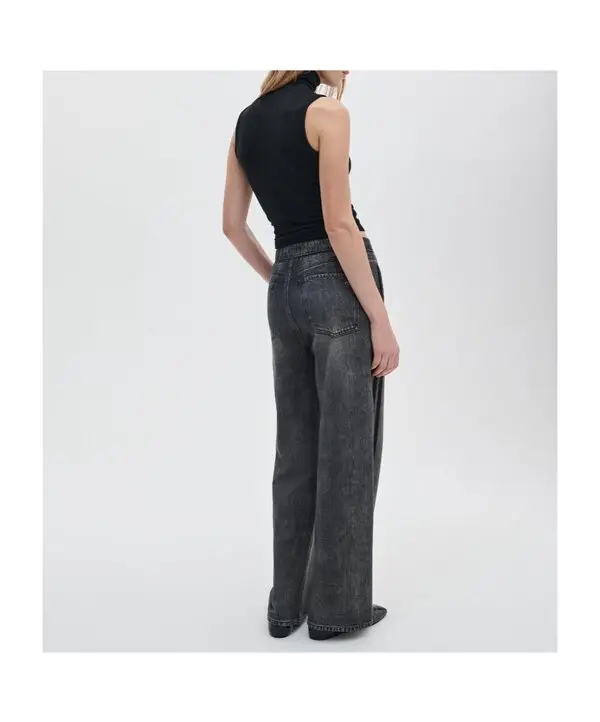 Rag & Bone Relaxed Jeans-effect Pants - Washed Black