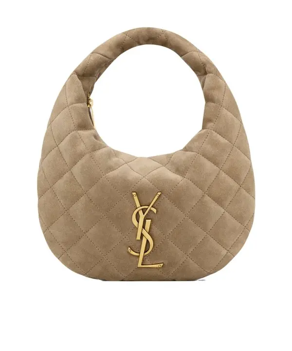 Saint Laurent Quilted Tote Bag - Light Cumin