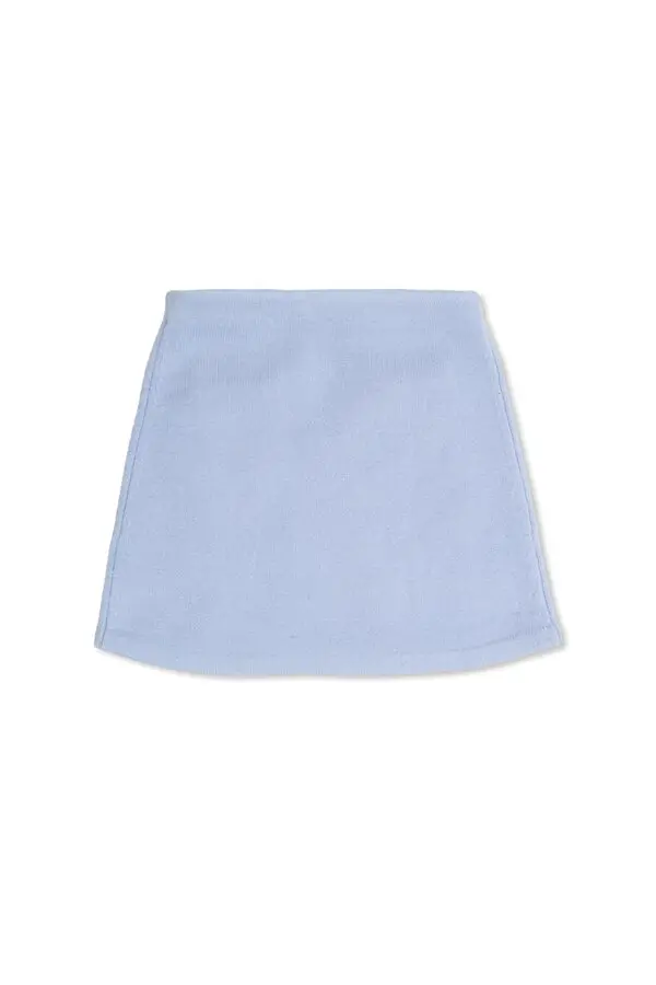 SELF-PORTRAIT Sequin-embellished Wool Mini Skirt