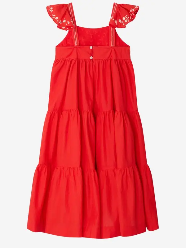 Bonpoint Tiered Printed Dress