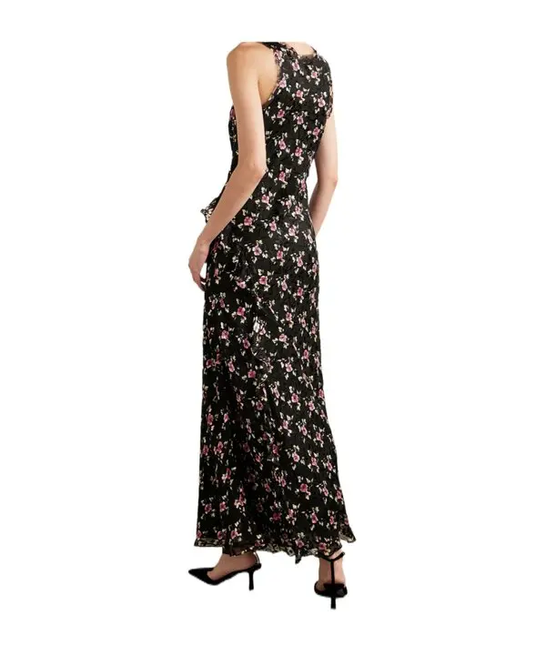 LoveShackFancy Thisbe Ruffled Floral Maxi Dress