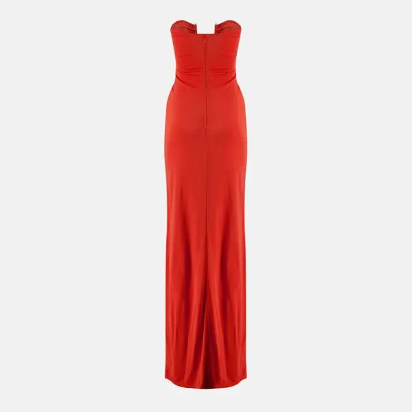 Christopher Esber Arque Ruched Bustier Maxi Dress