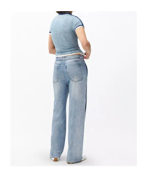 RAG  BONE Rag & Bone Rb Miramar Wide-leg Track Pants With Optical Illusion Print