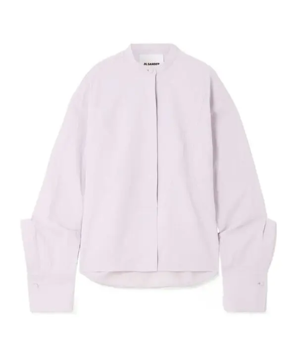 JIL SANDER Paneled Linen Shirt