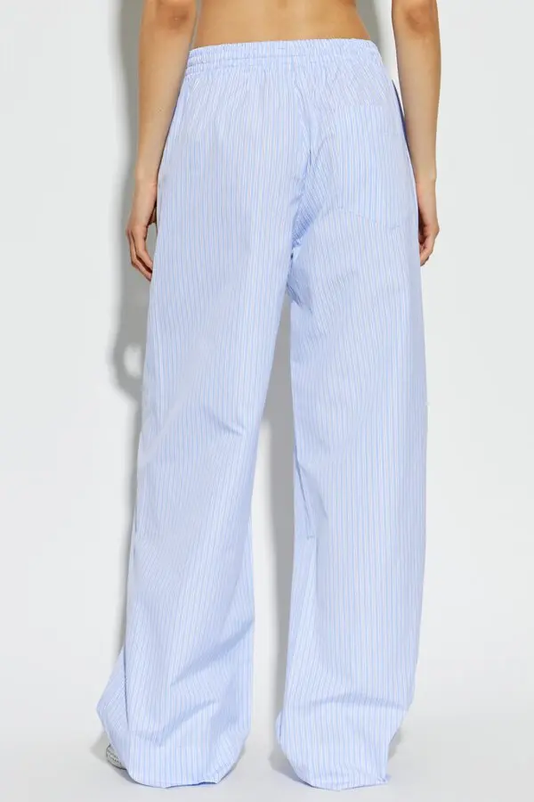 A.p.c. Striped Wide-leg Trousers