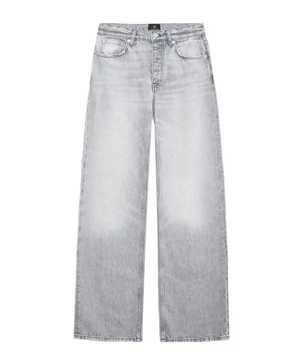 ANINE BING Belt Loop Jeans - Grey