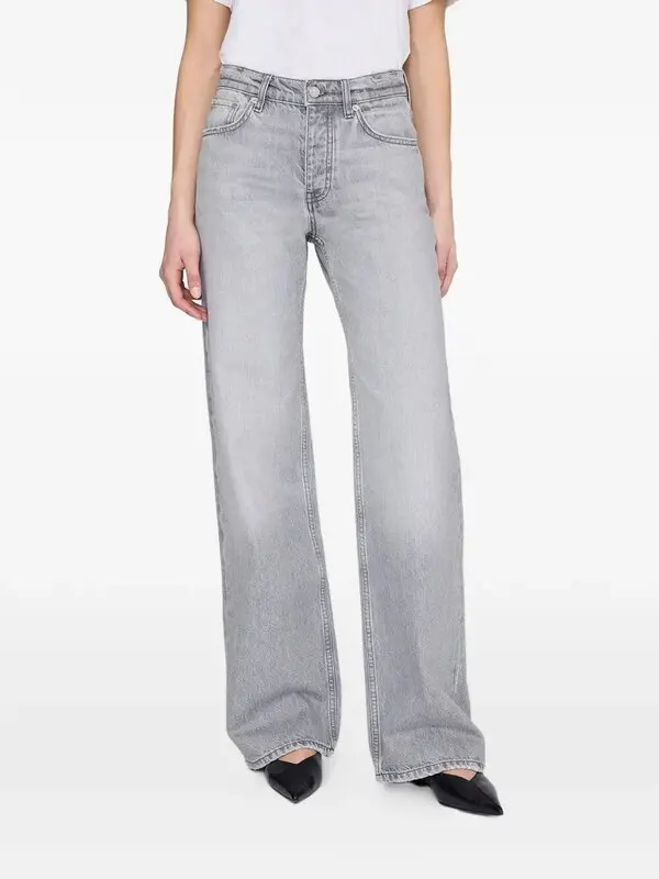ANINE BING Belt Loop Jeans - Grey