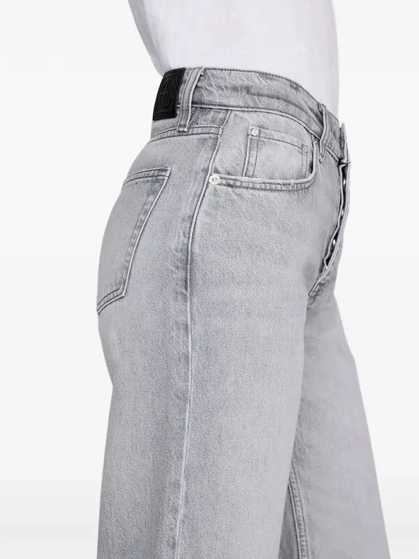 ANINE BING Belt Loop Jeans - Grey