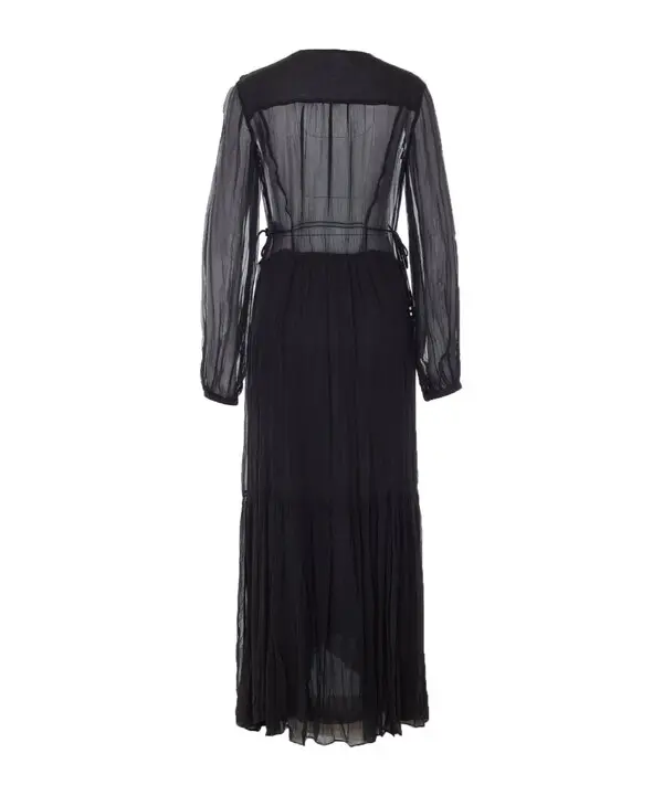 Isabel Marant Étoile Briane V-neck Long Sleeve Dress