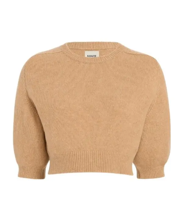 Khaite Lorelai Sweater - Camel-colored