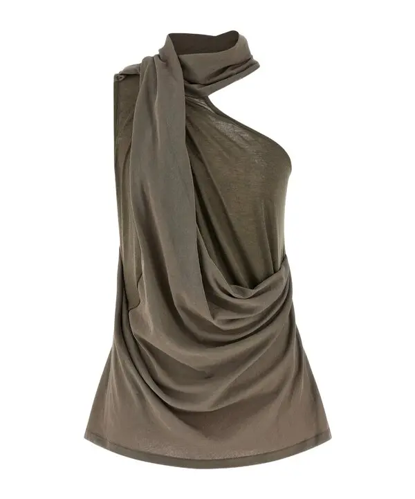 ENTIRE STUDIOS Dalters Draped One-shoulder Top