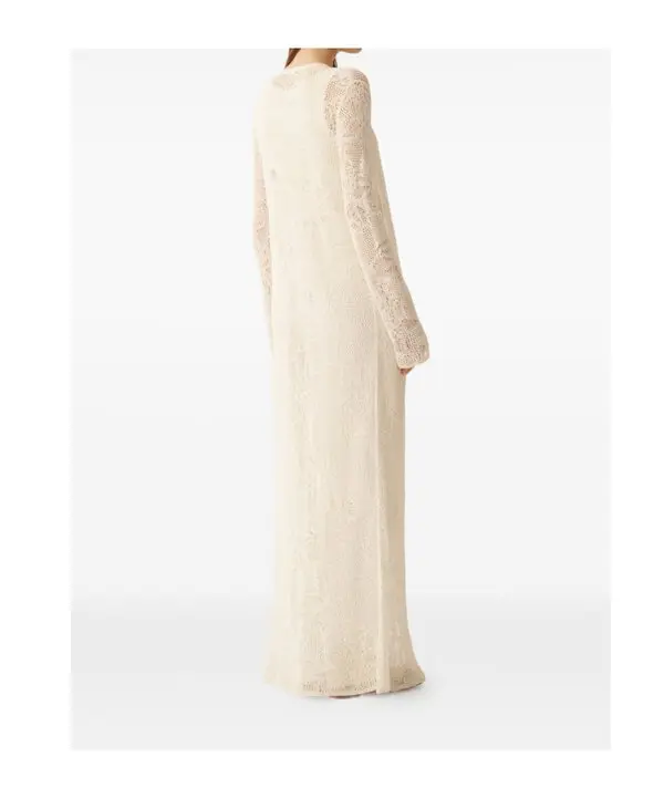 Fabiana Filippi Long-sleeved Cardigan With Front Tie - White