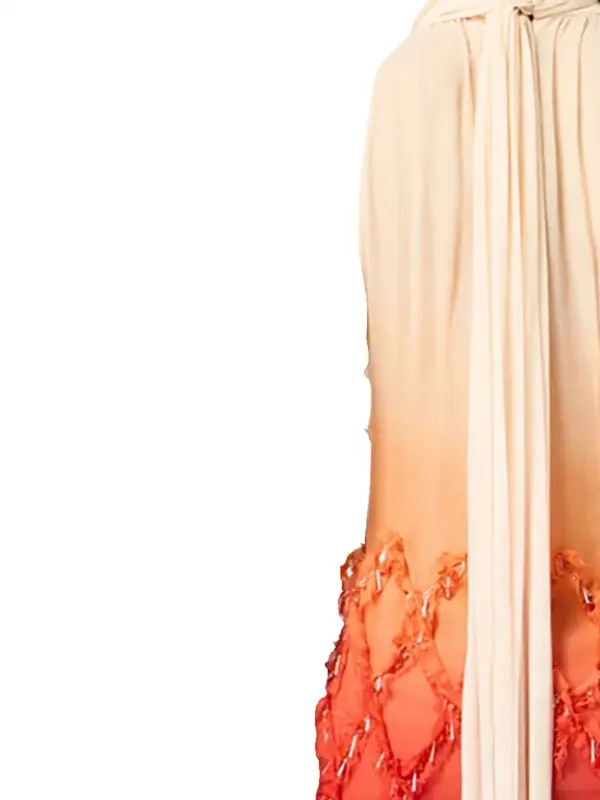 Blumarine Beaded Fringe Mini Dress