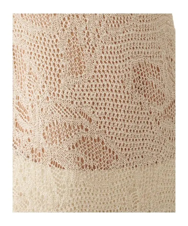 Fabiana Filippi Sleeveless Lace Maxi Dress