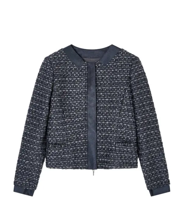 Emporio Armani Lurex Tweed Jacket
