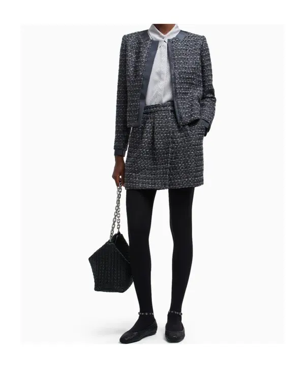 Emporio Armani Lurex Tweed Jacket