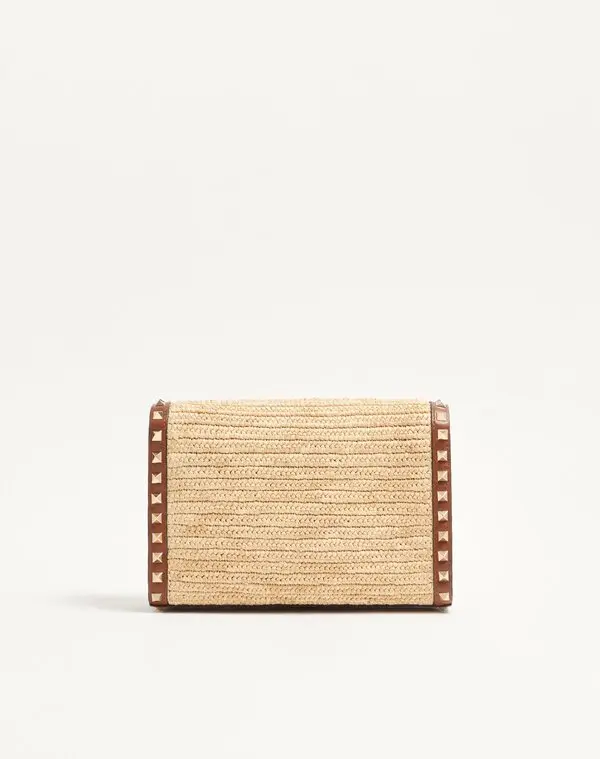 Valentino Garavani Rockstud Small Shoulder Bag - Nude