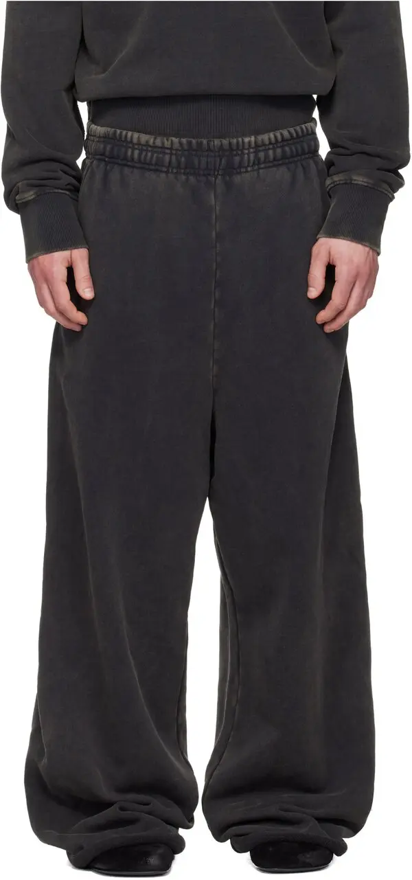 ENTIRE STUDIOS Full Wide-leg Joggers - Black