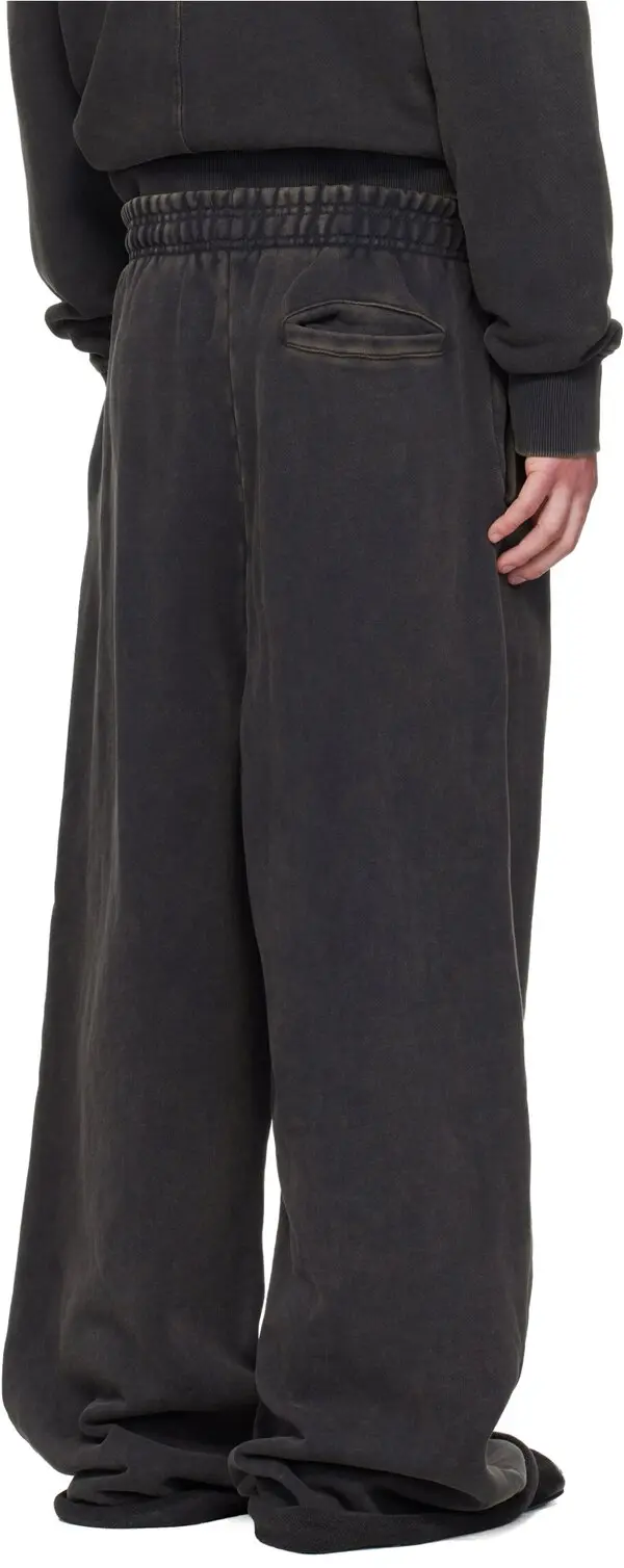 ENTIRE STUDIOS Full Wide-leg Joggers - Black