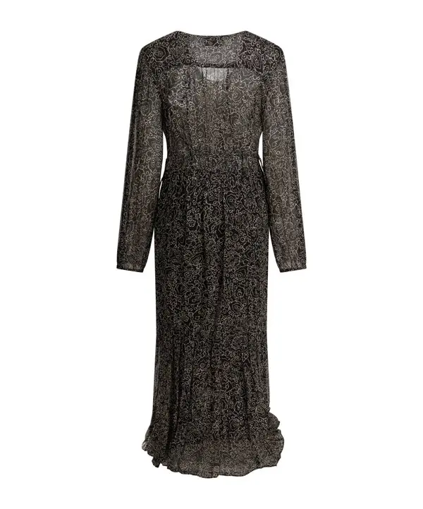 Isabel Marant Étoile V-neck Long-sleeved Maxi Dress