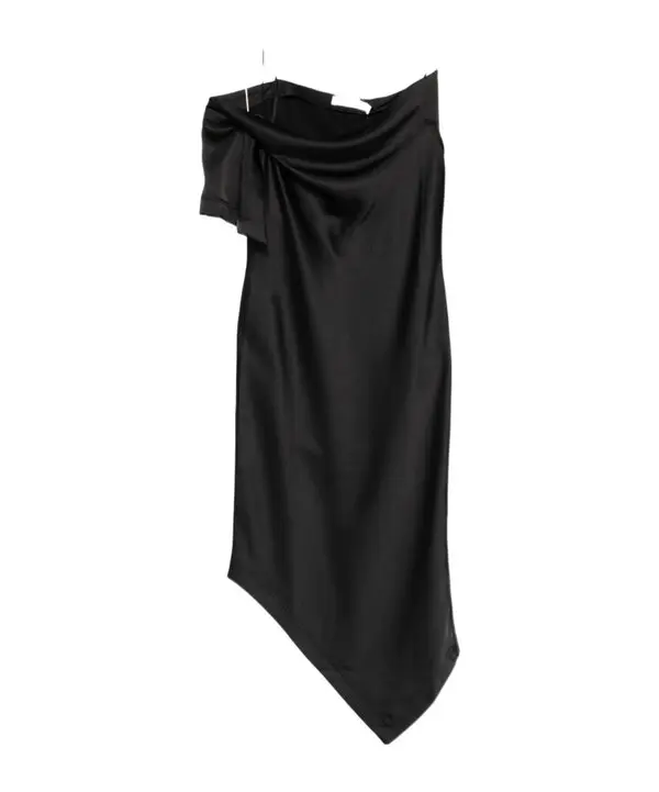 IRO PARIS Asymmetrical Draped Dress