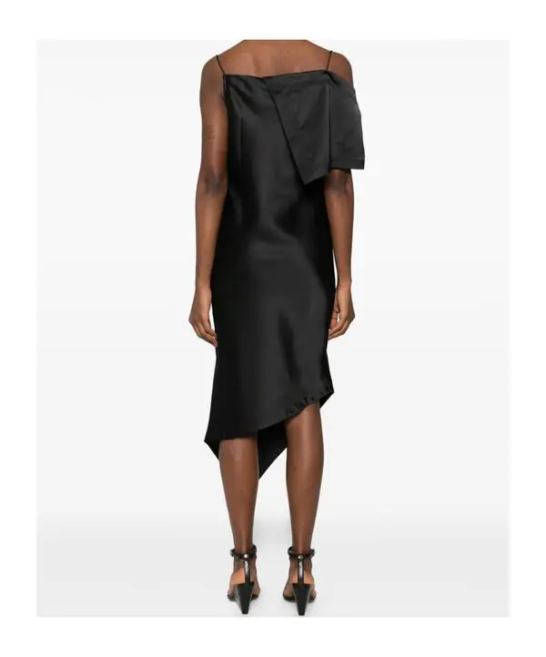 IRO PARIS Asymmetrical Draped Dress