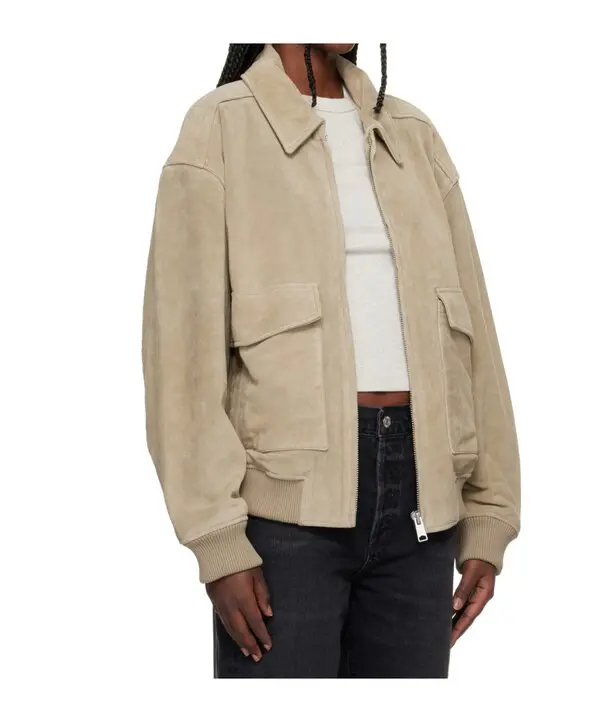 Citizens Of Humanity Vivienne Collared Patch-pocket Jacket - Dark Olive