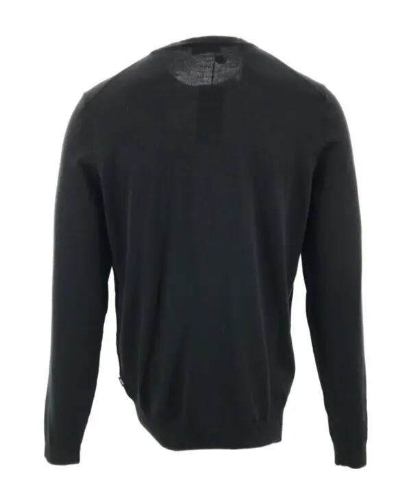 Hugo Boss Round Neck Fine Knit Pullover - Black