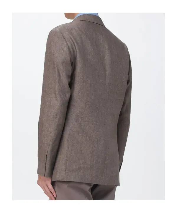 Brunello Cucinelli Long Sleeve Blazer - Brown