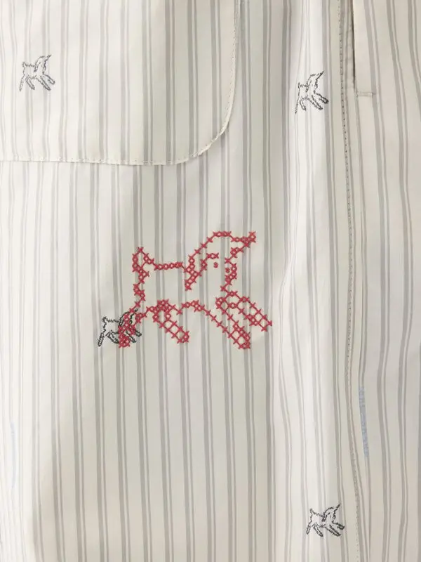 Jacquemus Pyjama Pants With Lamb Embroidery - White