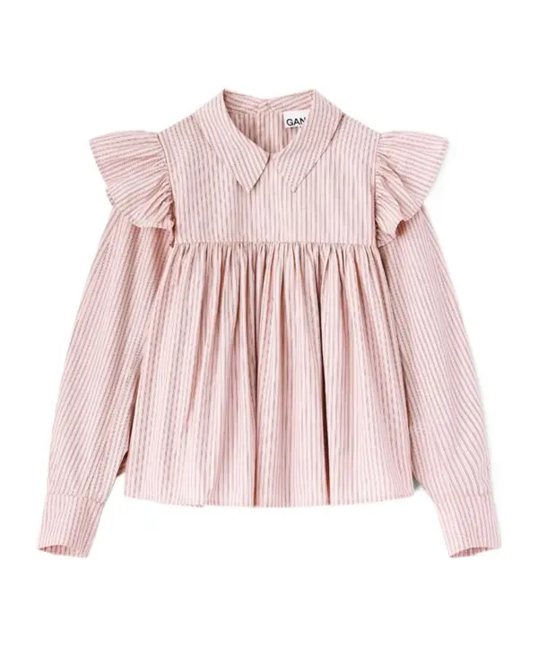 GANNI Frill Blouse - 868