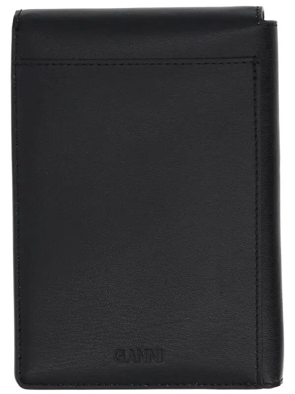 GANNI Dog Print Flap Wallets