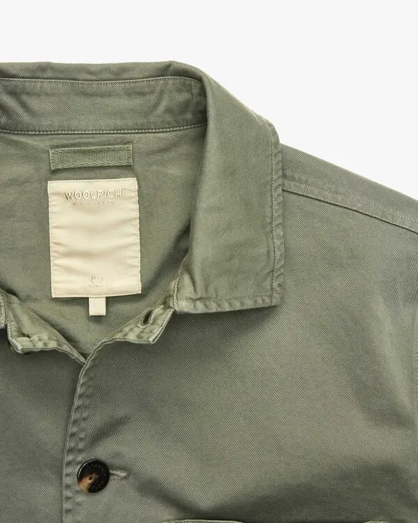 Woolrich Garment-dyed Shirt Jacket - Green